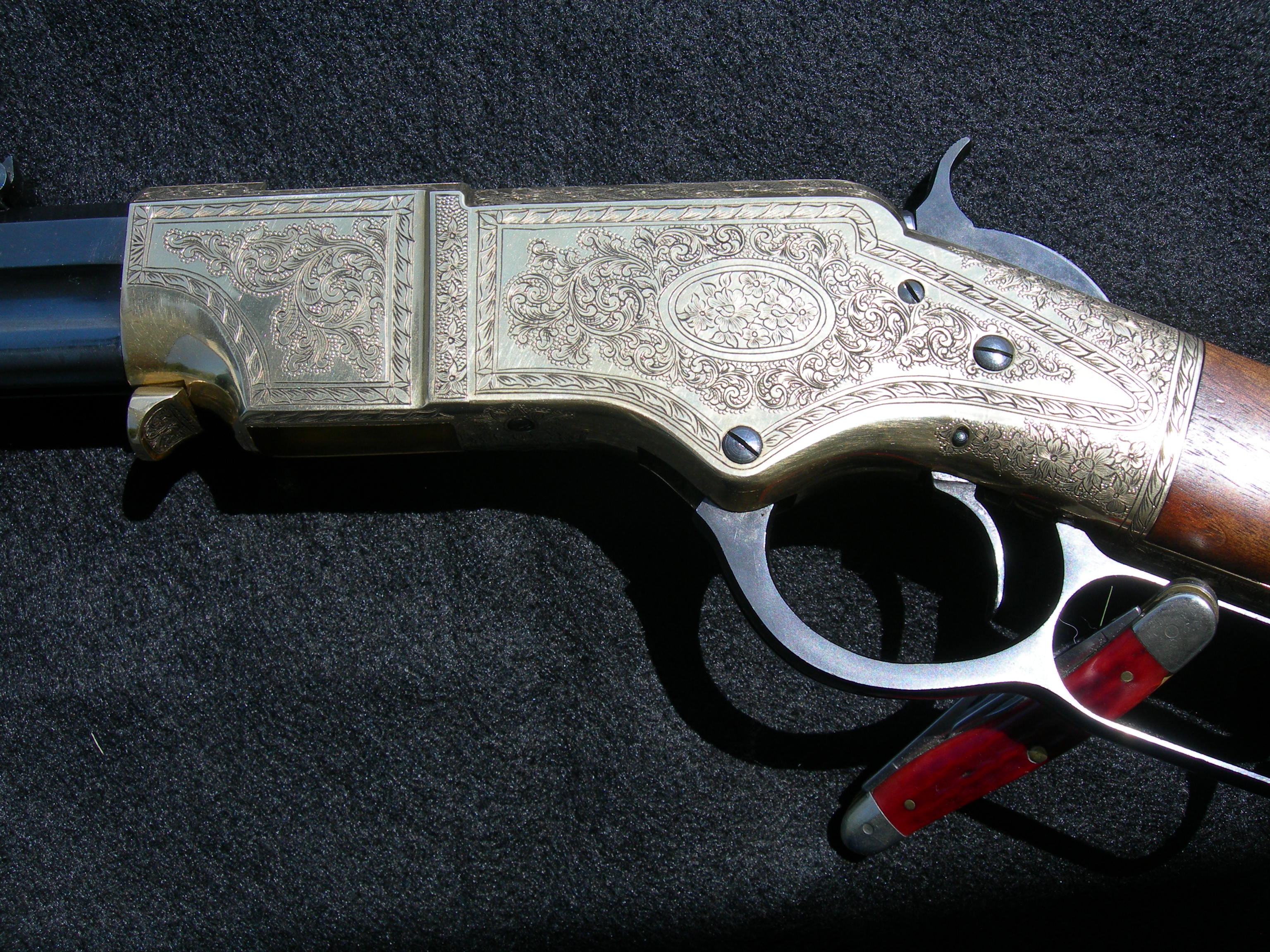 Henry Rifle - Gouse Freelance Firearms Engraving - Gun Engraver Pistol ...