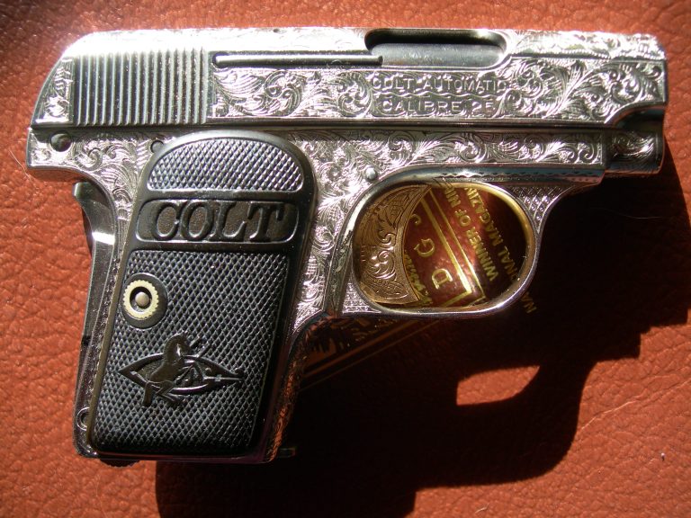 Colt 1908 - Gouse Freelance Firearms Engraving - Gun Engraver Pistol ...