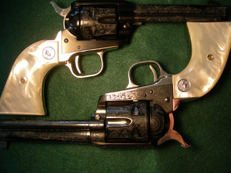 Colt SA Army & Scout - Gouse Freelance Firearms Engraving - Gun ...