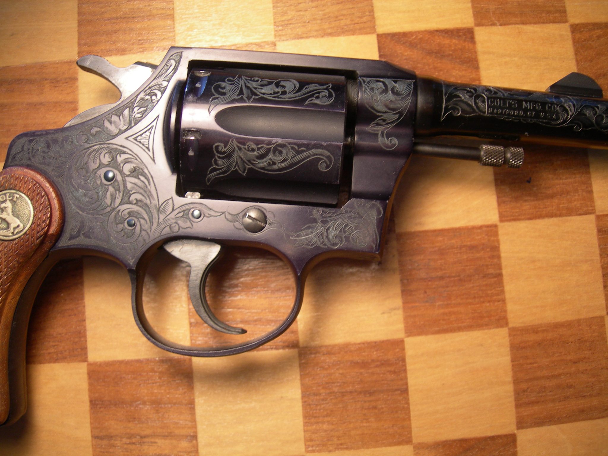 Colt Courier - Gouse Freelance Firearms Engraving - Gun Engraver Pistol ...